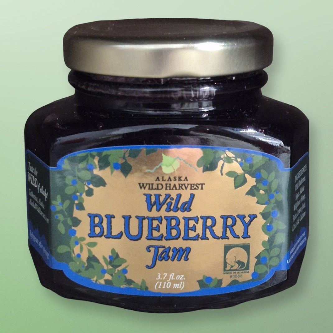 Wild Blueberry Jam 3.75 oz | Klondike Gift Supply