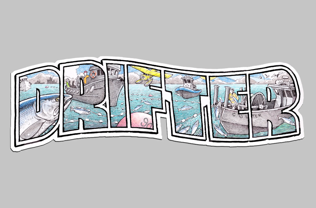 Drifter Sticker | Klondike Gift Supply