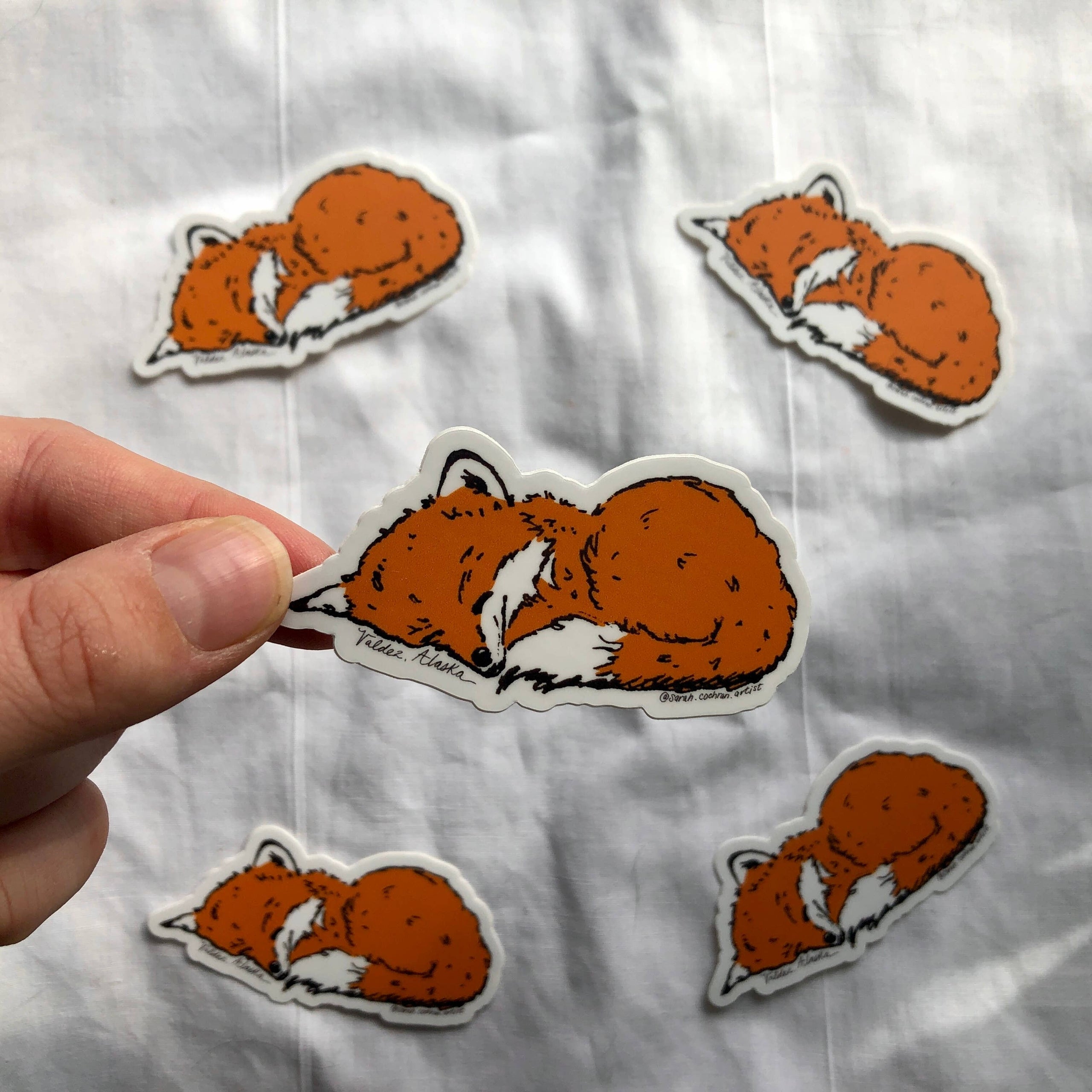 Red Fox Sticker | Klondike Gift Supply