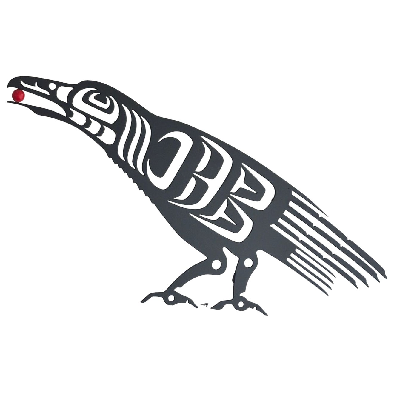 FN Raven with Berry (Wall) | Klondike Gift Supply